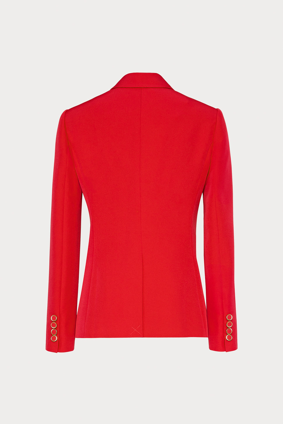Avery Cady Single Button Blazer in Red | MILLY